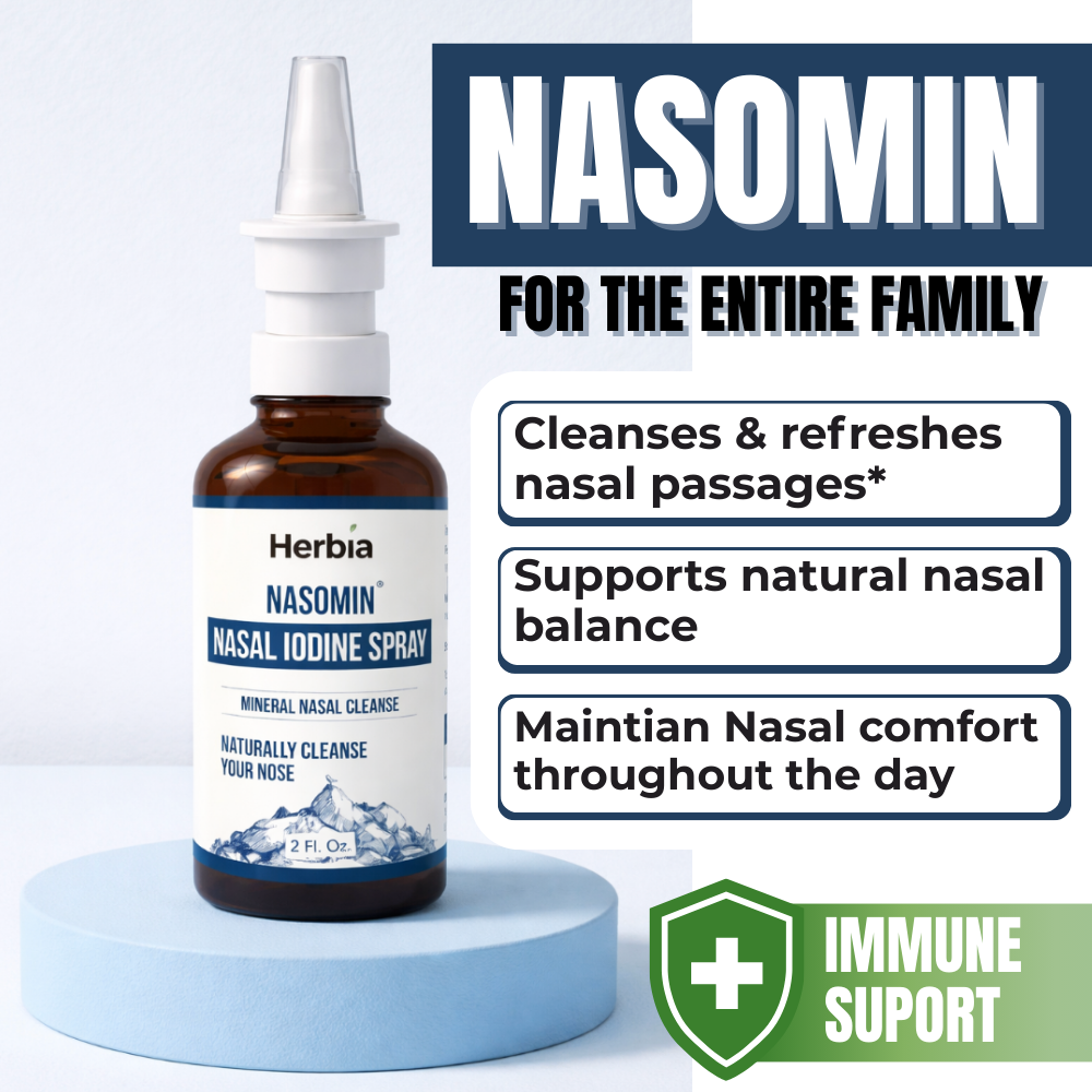 Nasomin Nasal lodine Cleanse – HERBIA